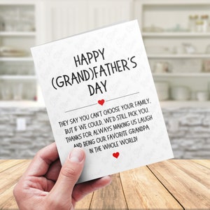 Gift for Grandpa Father's Day Printable Card Digital Download ...
