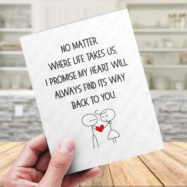 Romantic Love Message for Couples, Greeting Card, Sentimental ...