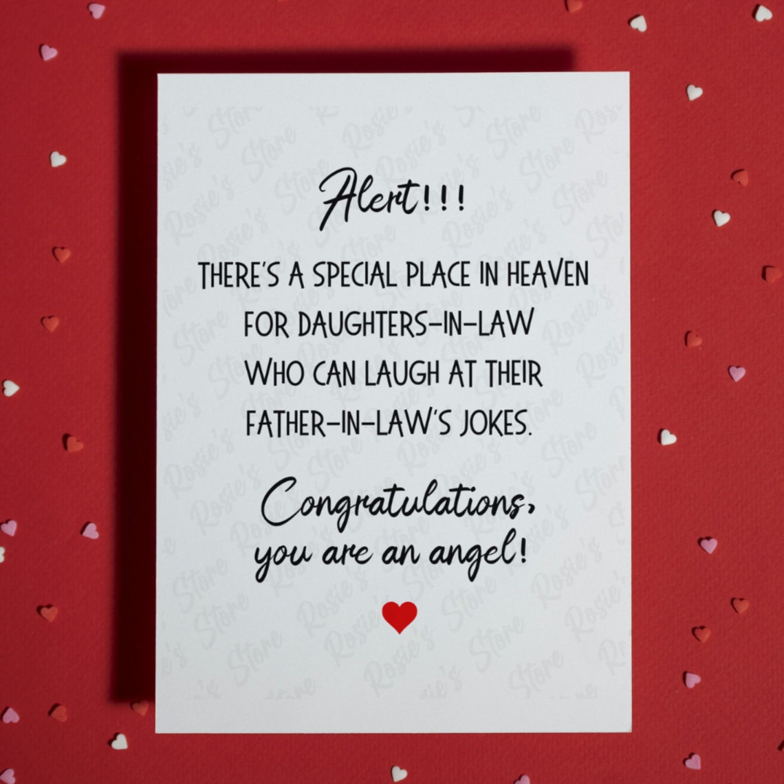 Funny Gift for Daughter-in-law Alert There's a Special Place Greeting ...