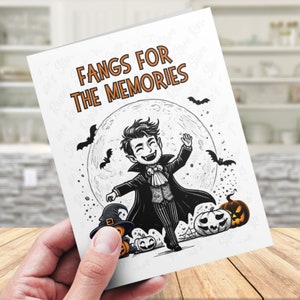 Halloween Thank You Greeting Card Printable Card Digital Download ...