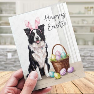 Happy Easter Greeting Card Australian Shepherd Dog Pet Lover ...