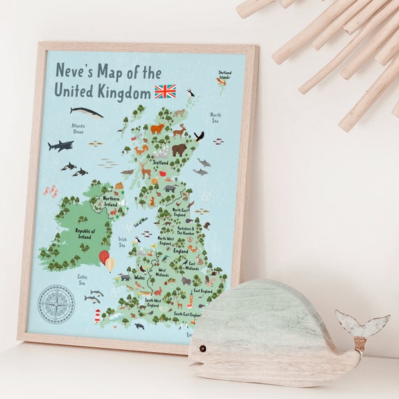 England Map For Kids