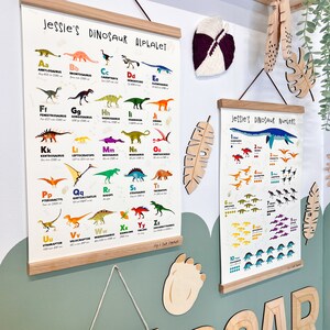 Dinosaur Alphabet Print | Dinosaur Poster | Kids Dinosaur Theme Decor ...