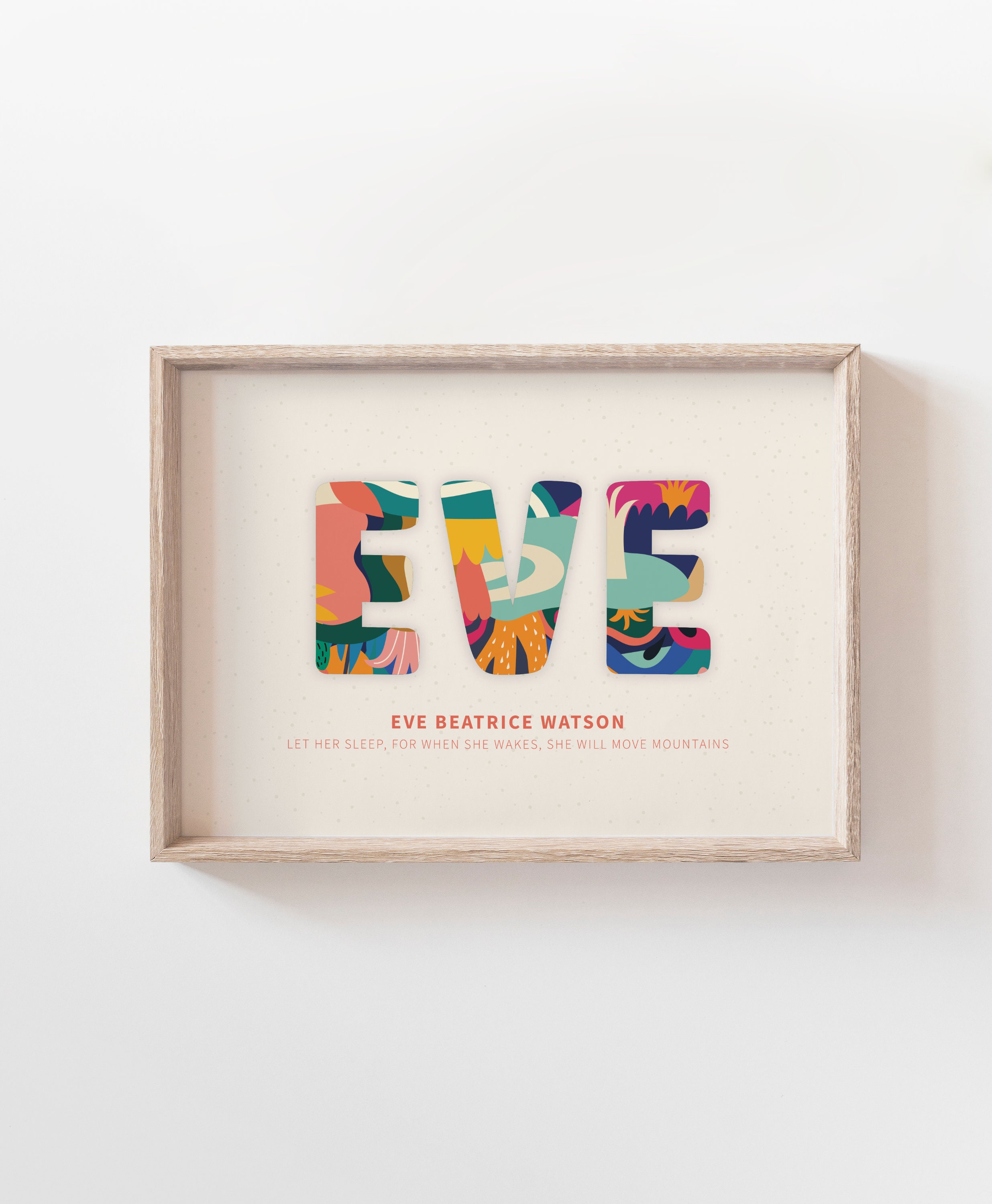 NAME PRINT Personalized Name Print Nursery Name Print - Etsy