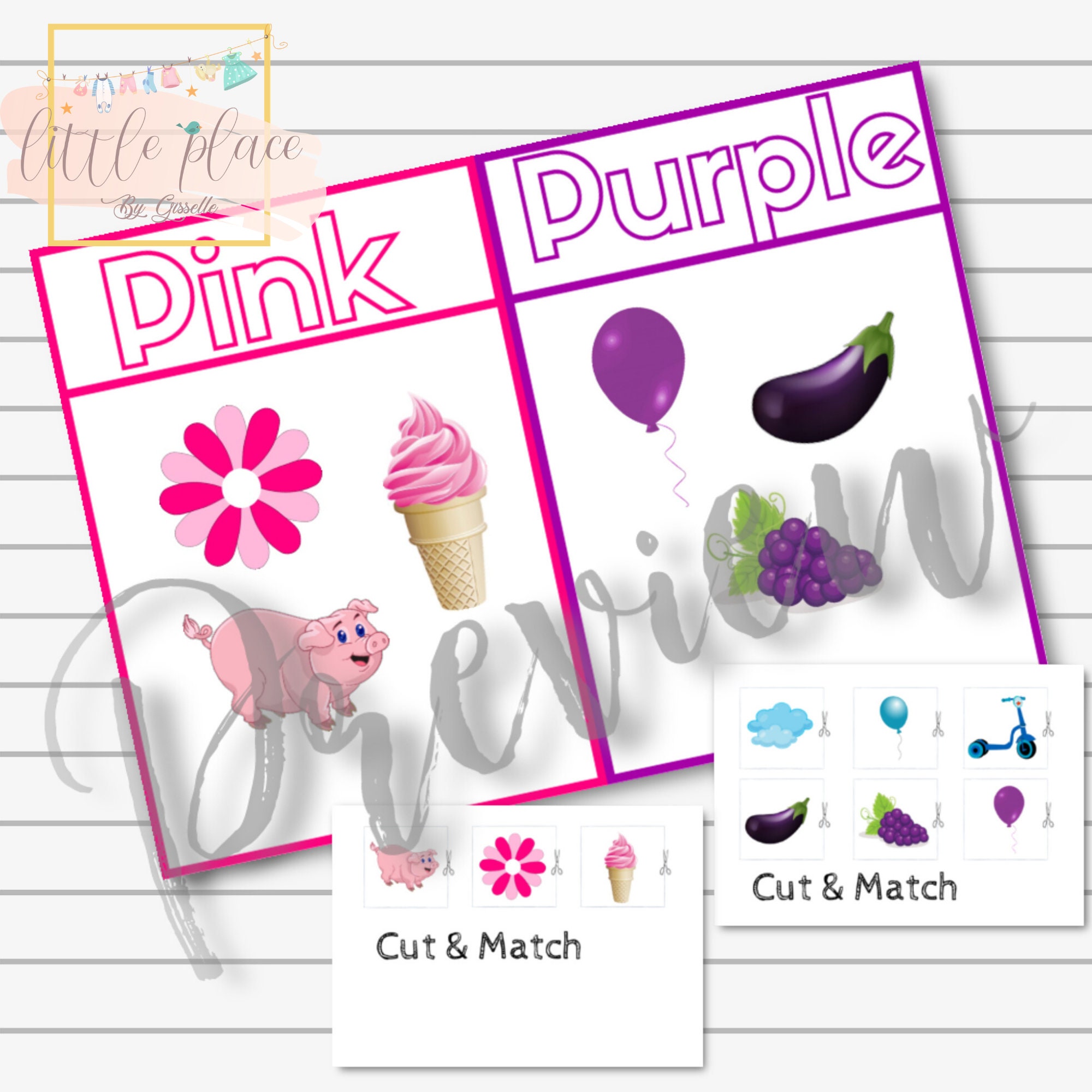 Learning Color Printable Activities Worksheets| Toddler | Home School ...