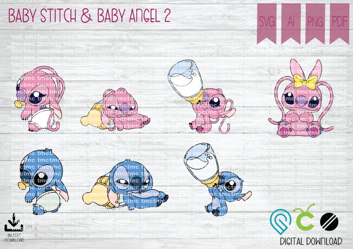 Baby Stitch & Baby Angel 2 - Etsy