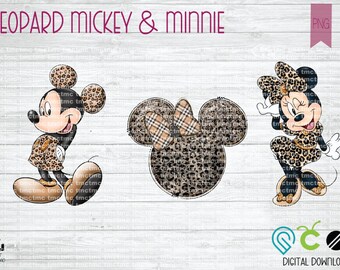 Mouse Svg, Mickey, Cheetah, Leopard, Minnie, Cheetah Svg, Print Svg, - Etsy