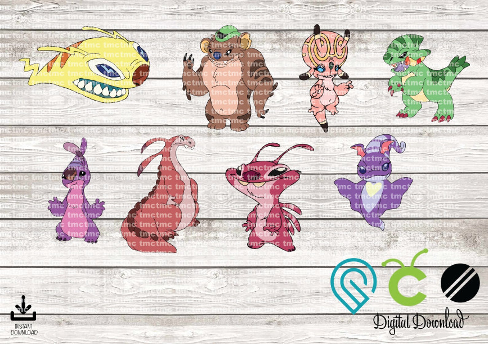 Most Famous Cousins Lilo & Stitch SVG PNG - Etsy