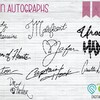 Over 50 Character Autographs, SVG, PNG, Sublimation, Princess, Stitch ...