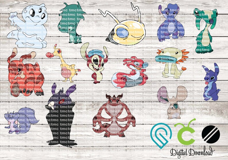 Stitch Cousins 1 Lilo & Stitch SVG PNG - Etsy
