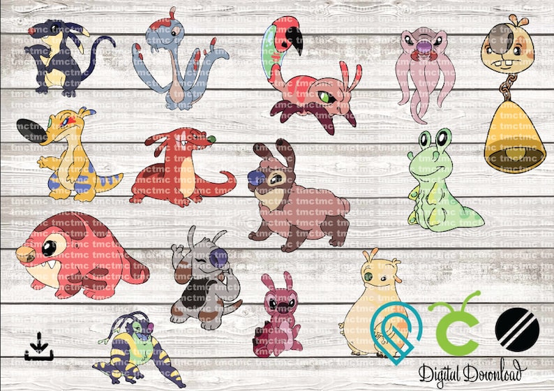 Stitch Cousins 1 Lilo & Stitch SVG PNG - Etsy