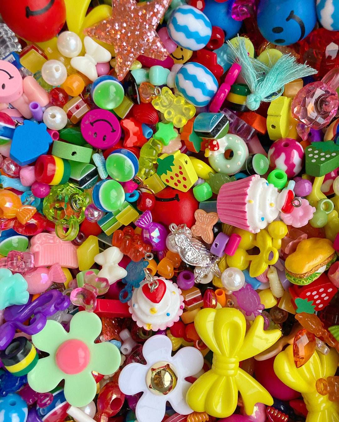 Bead Soup/acrylic/charms/mixed/random/lucky Dip - Etsy