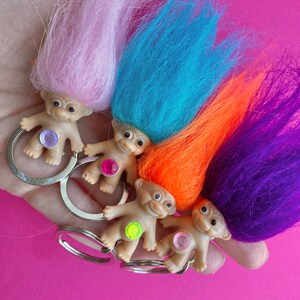 Troll Doll Keyring/90s/iconic - Etsy
