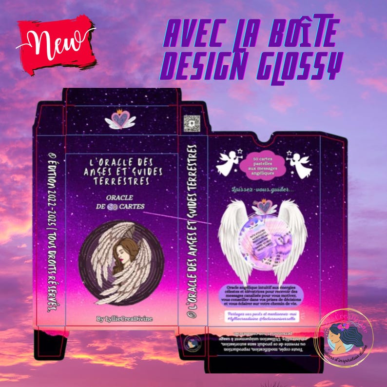 Angelic Oracle – 50 Cards in French – Oracle of Angels and Earthly ...