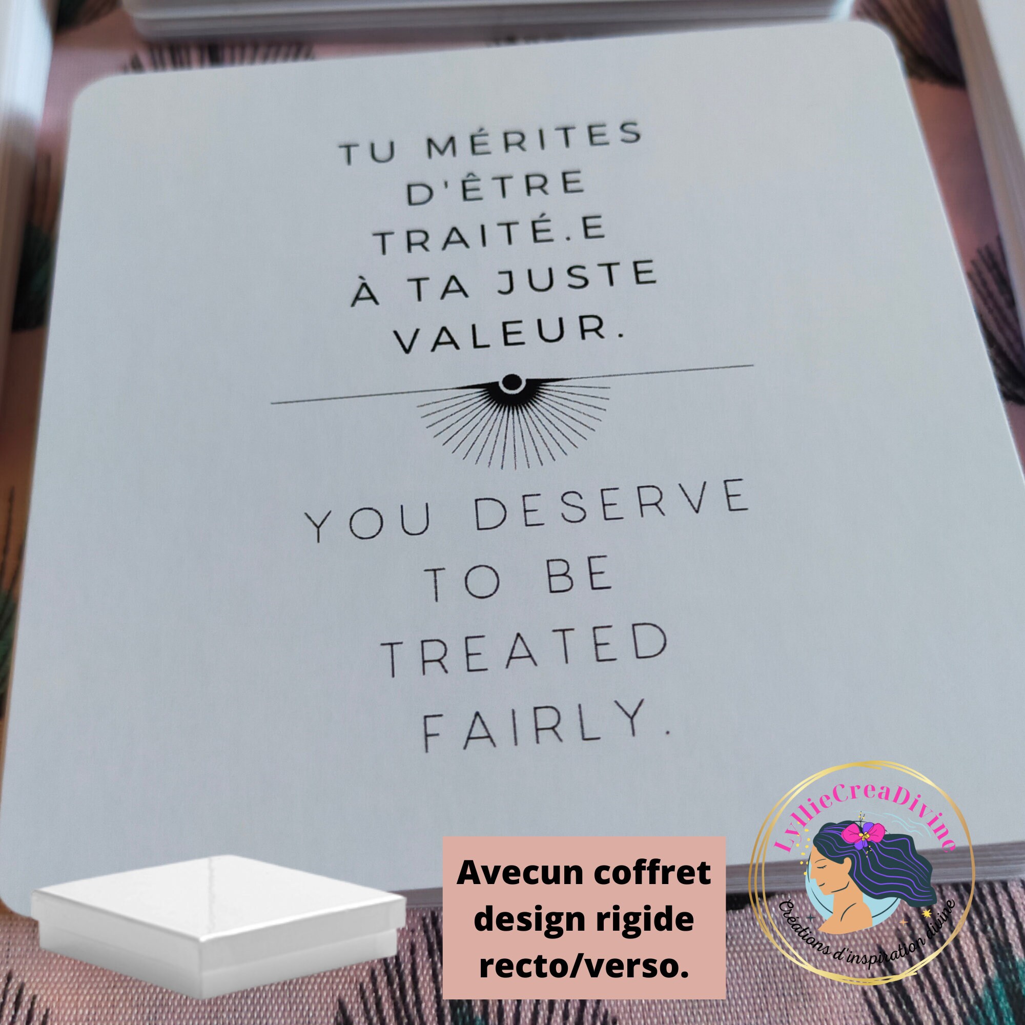 The Self-worth Oracle 43 Positive Affirmation Cards - Etsy