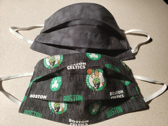 NBA Boston Celtics Basketball Face Mask Reversible Unisex | Etsy