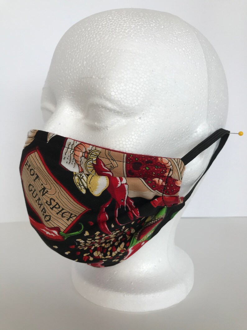 Cajun Mask Gumbo Mask Shrimp Mask Crawfish Mask | Etsy