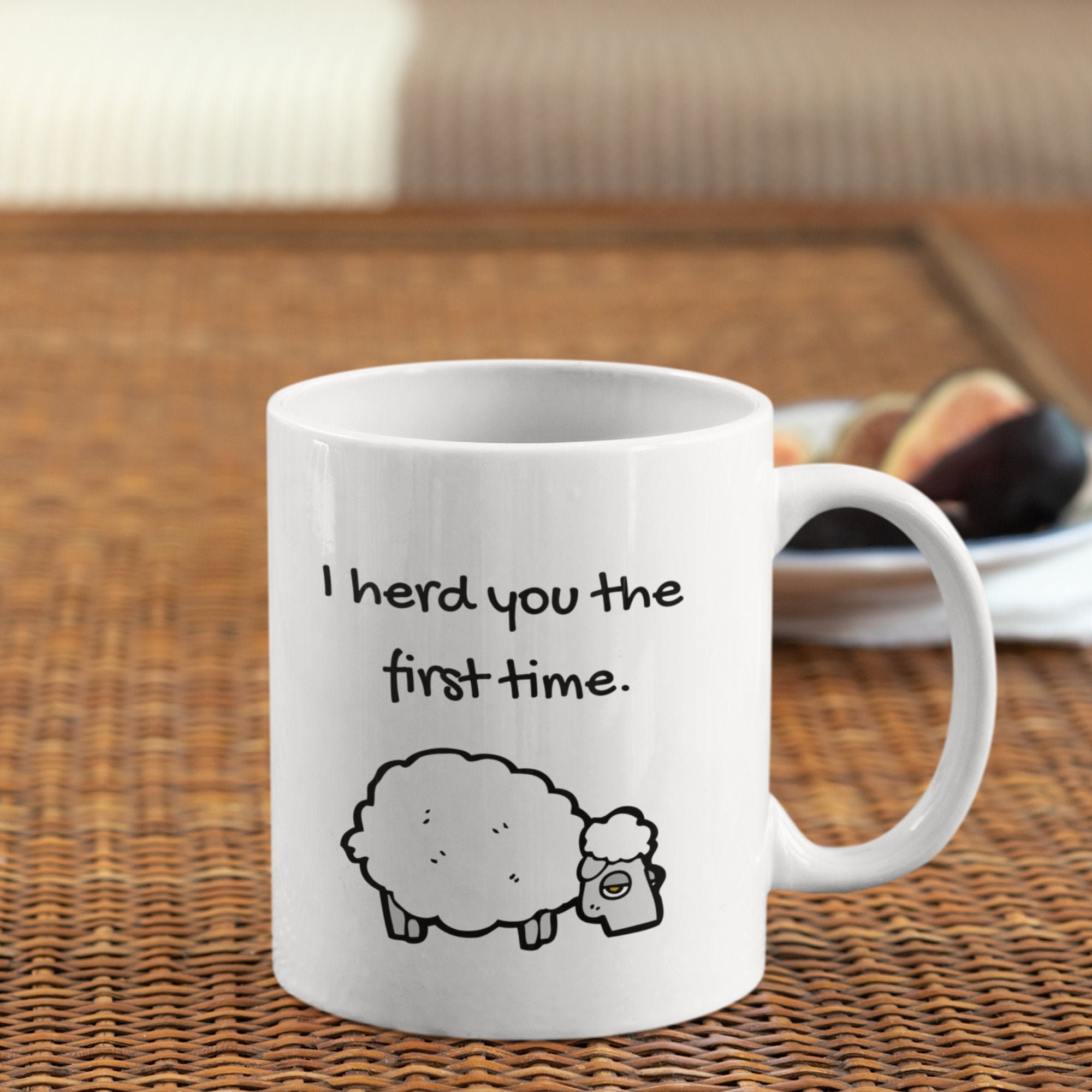 I Herd You the First Time Pun Mug Sheep Pun Mug Sheep Mug Sheep Gift ...