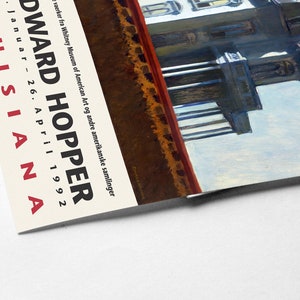 Edward Hopper Exhibition Poster, House by the Railroad Print, American ...