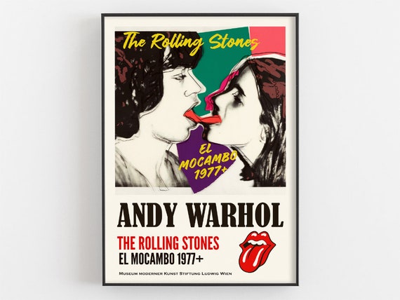 Rolling Stones EL MOCAMBO 1977 Album Cover Andy Warhol Fine | Etsy