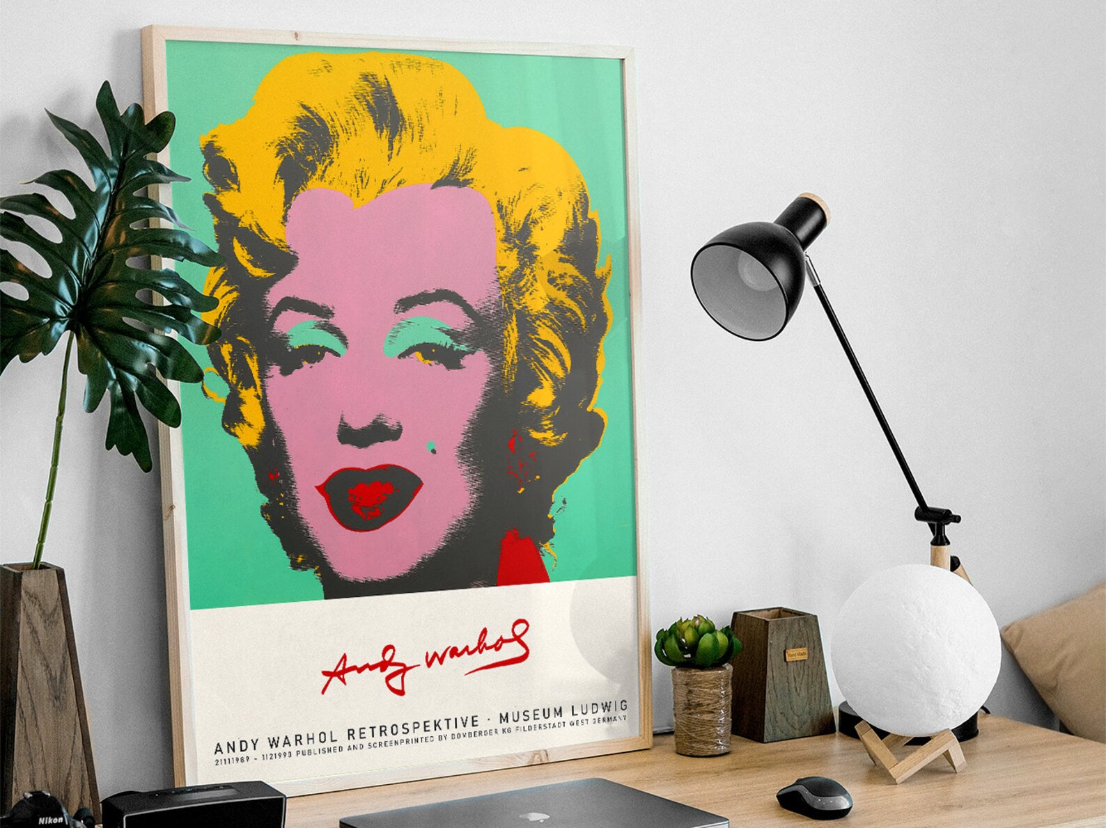 Andy Warhol Marilyn Monroe Exhibition Poster Museum Giclée | Etsy