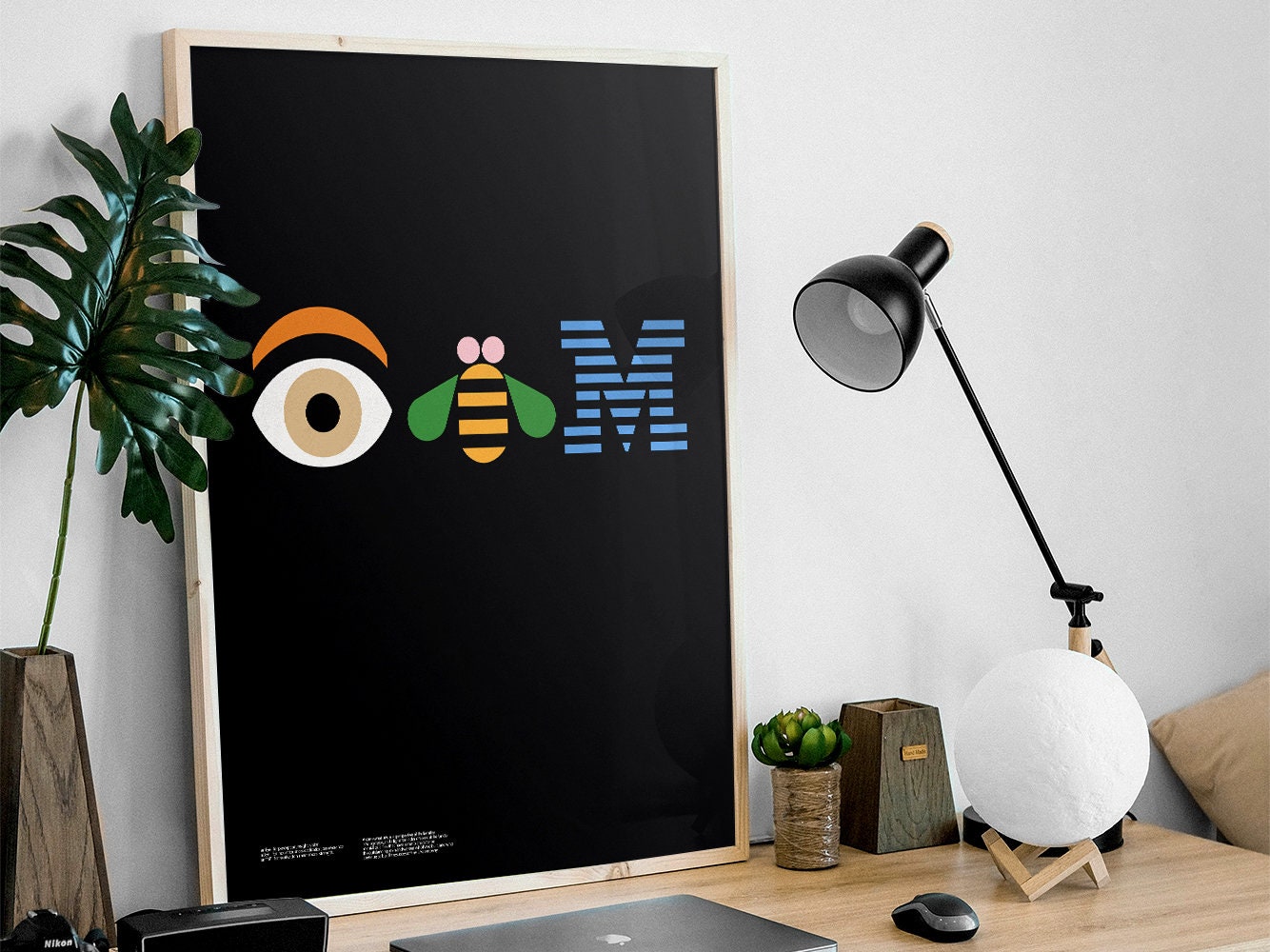Paul Rand IBM Rebus Advertising Poster Eye-bee-m 1981 Print - Etsy ...