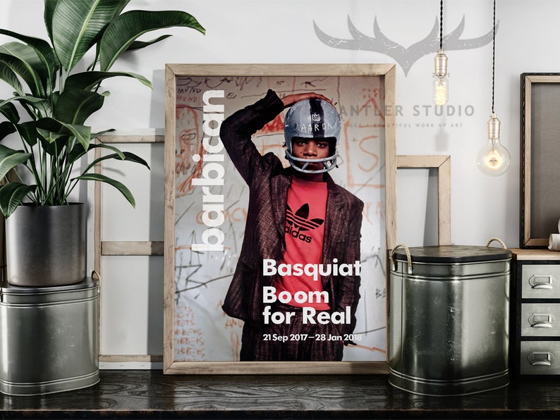 Jean Michel Basquiat Boom for Real Exhibition Poster - Etsy