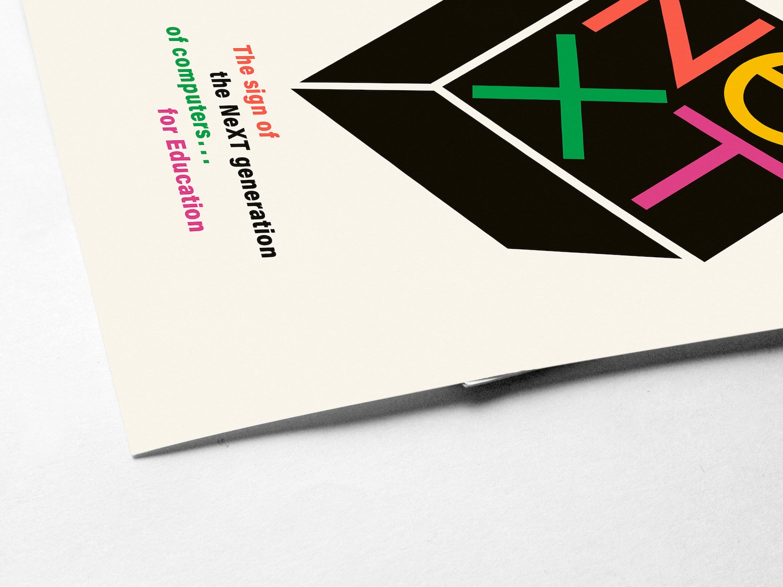 Next Computers Logo Design by Paul Rand for Steve Jobs, Graphic ...