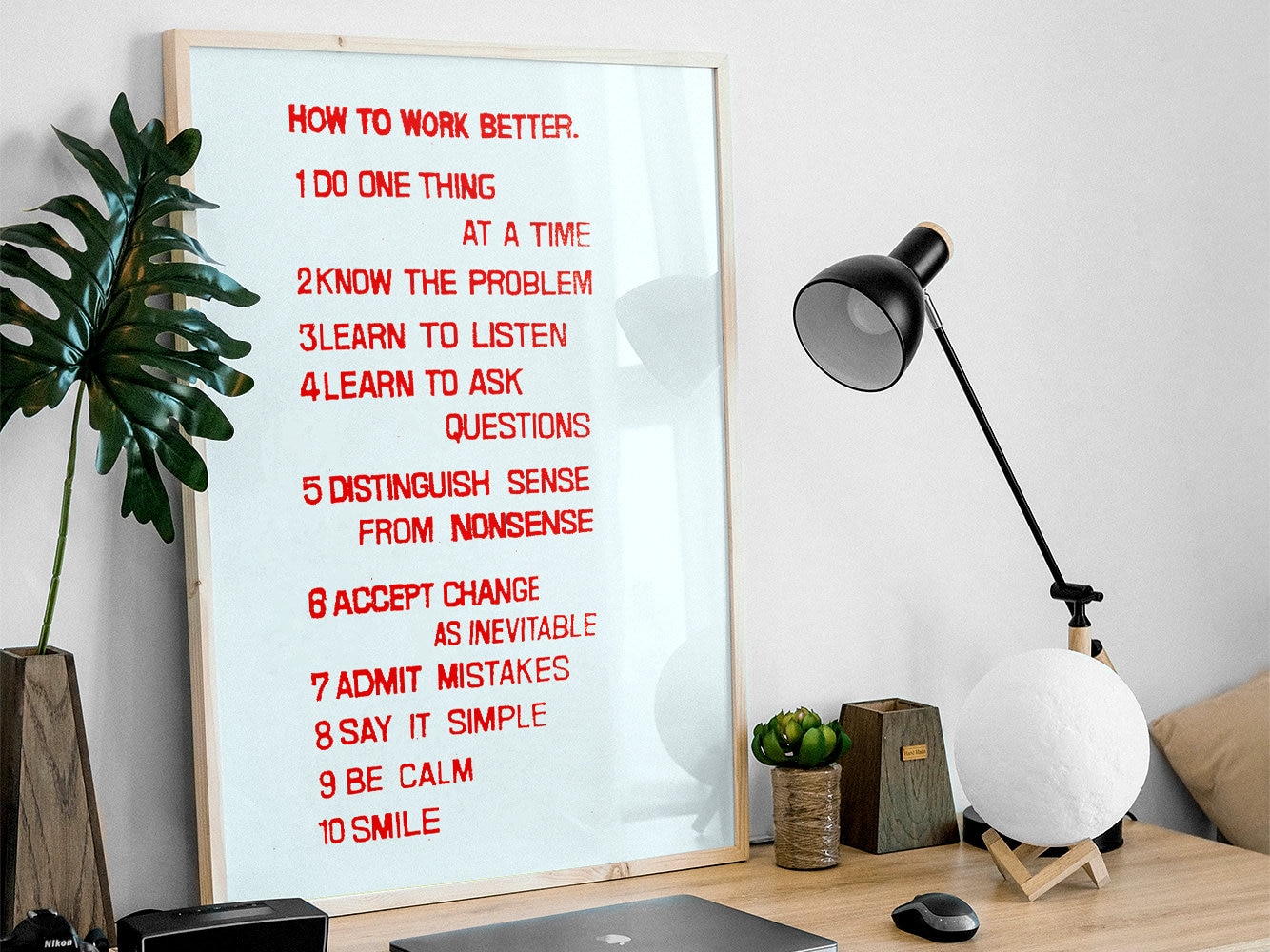 How to Work Better by Peter Fischli and David Weiss Print - Etsy