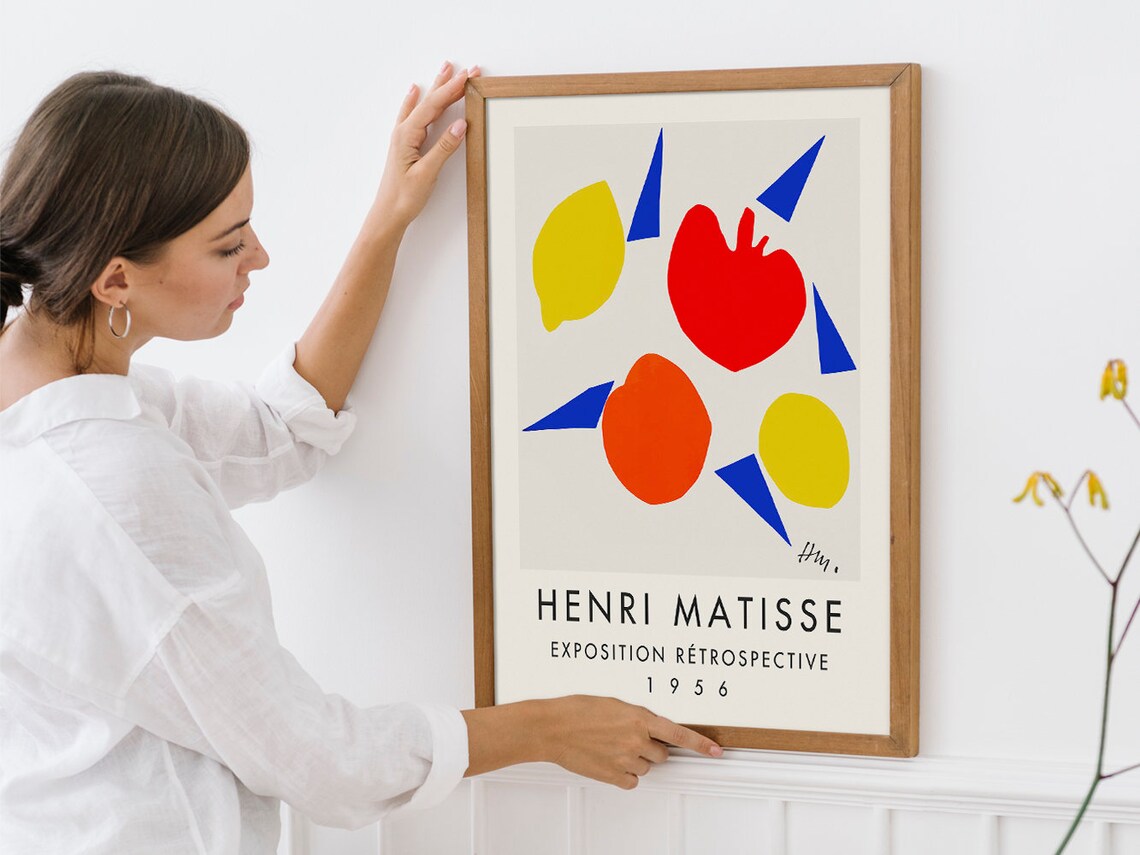 Henri Matisse Exposition Retrospective 1956, Matisse Cutouts Exhibition ...