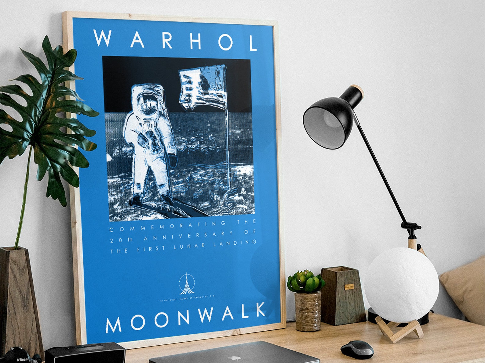 Andy Warhol Print Moonwalk Pop Art First Moon Landing Apollo - Etsy