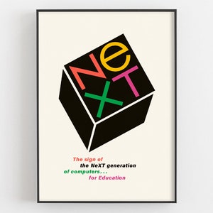 Next Computers Logo Design by Paul Rand for Steve Jobs, Graphic ...