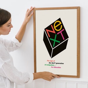 Next Computers Logo Design by Paul Rand for Steve Jobs, Graphic ...