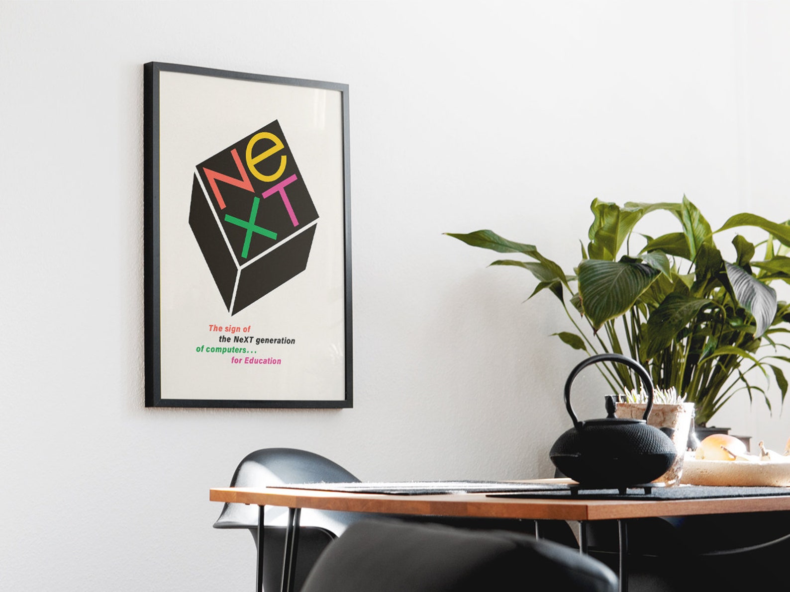 Next Computers Logo Design by Paul Rand for Steve Jobs, Graphic ...