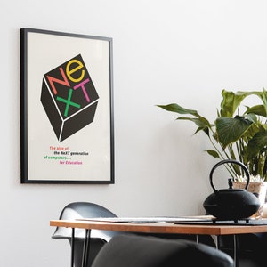 Next Computers Logo Design by Paul Rand for Steve Jobs, Graphic ...