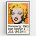 Andy Warhol Marilyn Monroe Exhibition Poster, Museum Giclée Print ...