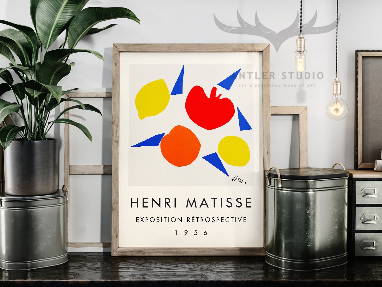 Henri Matisse Exposition Retrospective 1956, Matisse Cutouts Exhibition ...