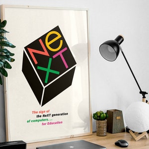 Next Computers Logo Design by Paul Rand for Steve Jobs, Graphic ...