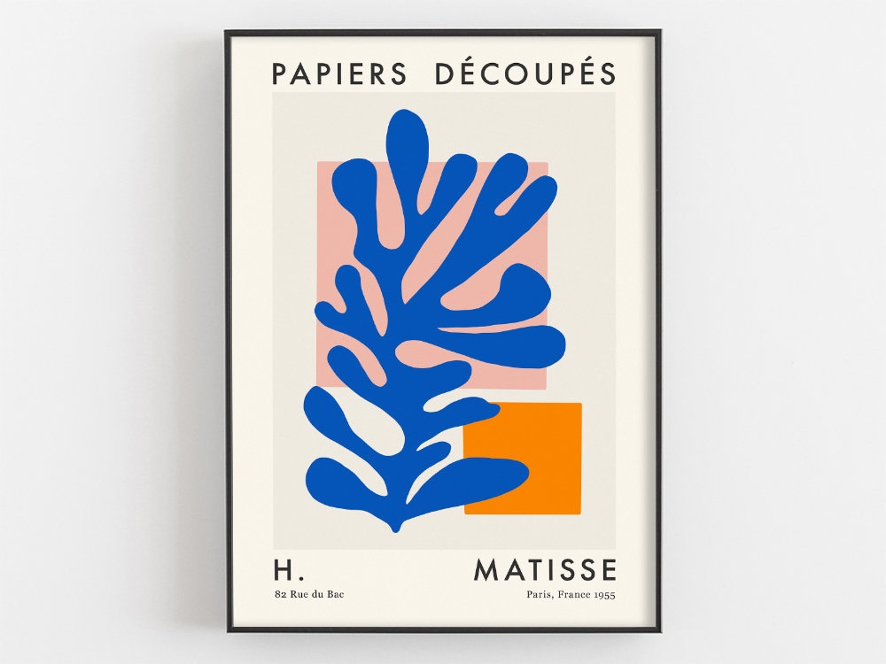 Henri Matisse Cut-outs Print, Abstract Art, Matisse Papiers Decoupes ...