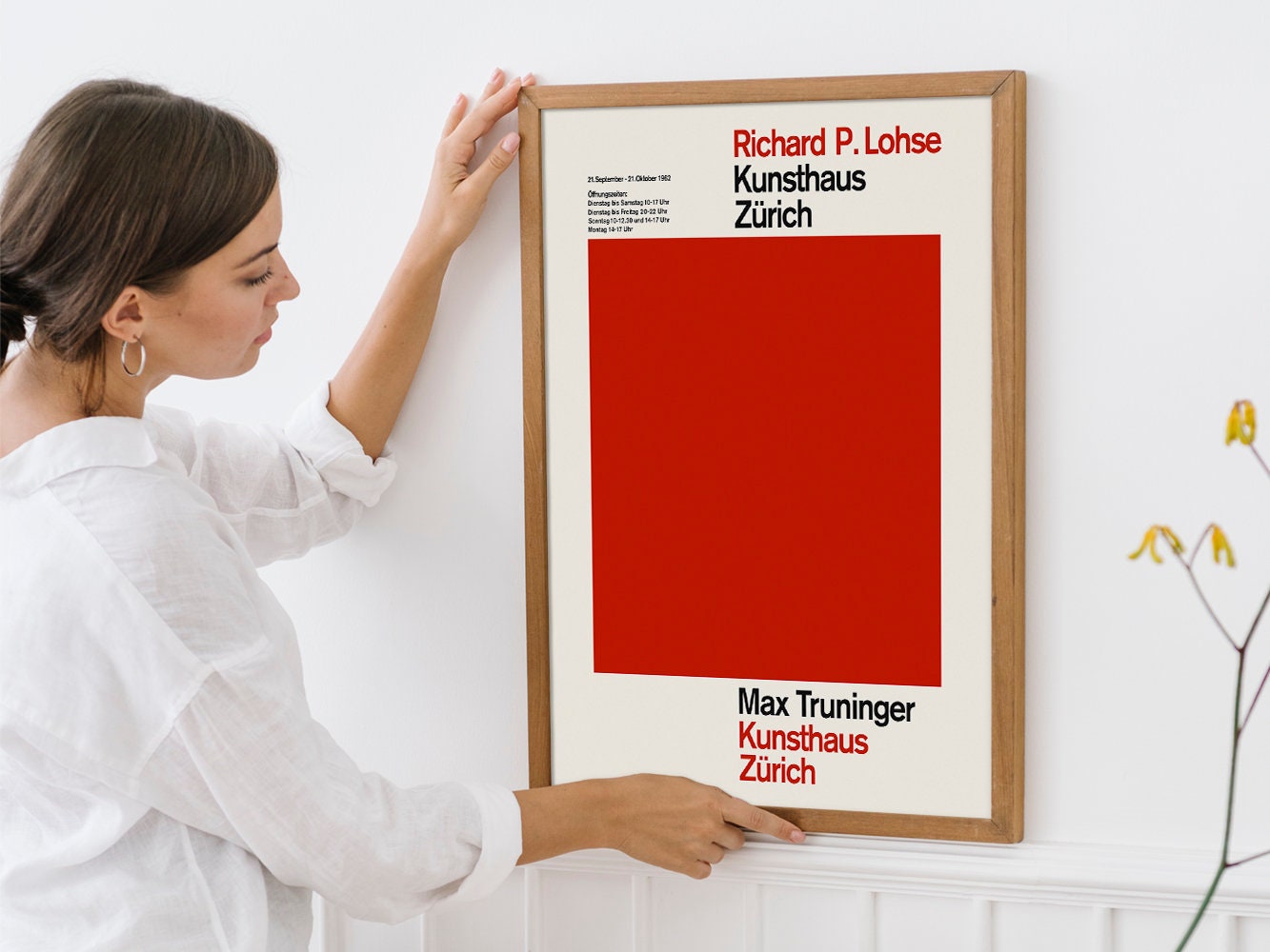 Vintage Swiss Design Exhibition Poster Richard P. Lohse & Max - Etsy