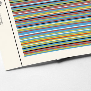 Bridget Riley Exhibition Poster, Abstract Geometry Print, Arrayed ...