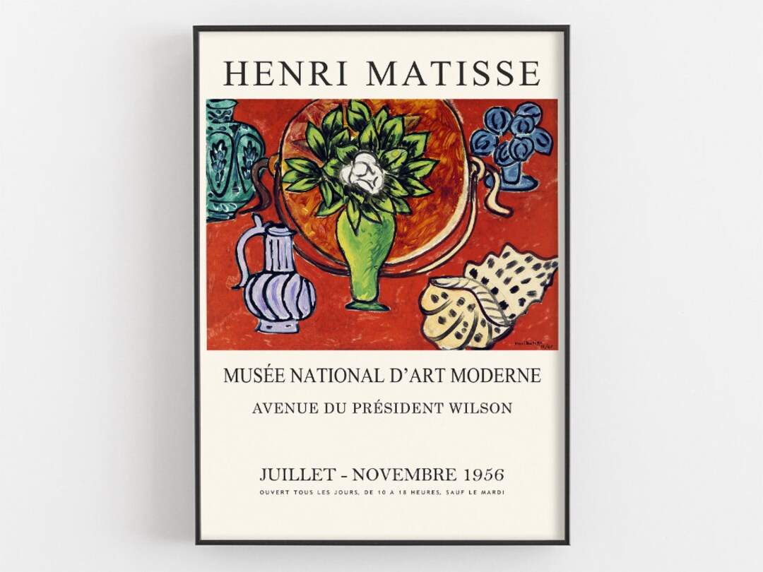 Henri Matisse La Pastiche Spanish Still Life Print, Matisse Exhibition ...