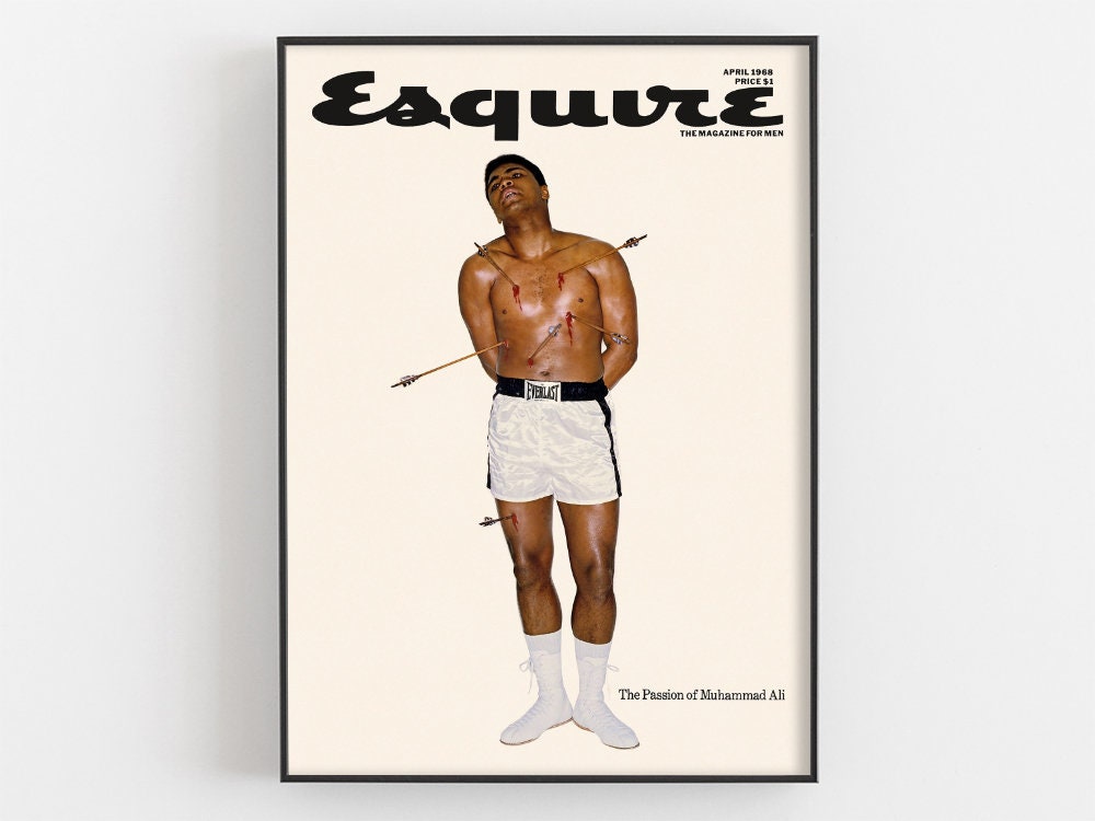 The Passion of Muhammad Ali Poster Esquire Magazine Cover - Etsy UK
