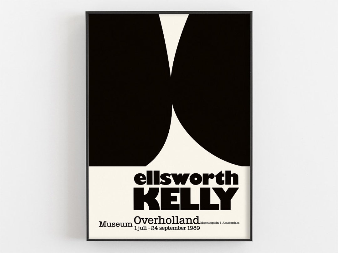 Ellsworth Kelly Poster Museum Overholland Exhibition Print - Etsy