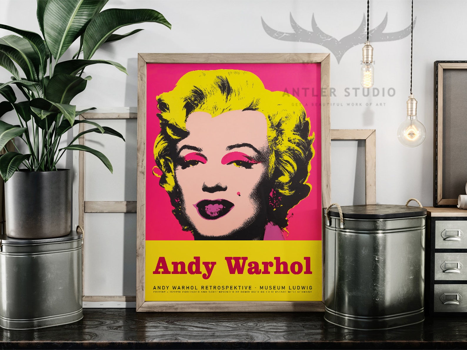 Andy Warhol Marilyn Monroe Pop Art Exhibition Poster Museum | Etsy