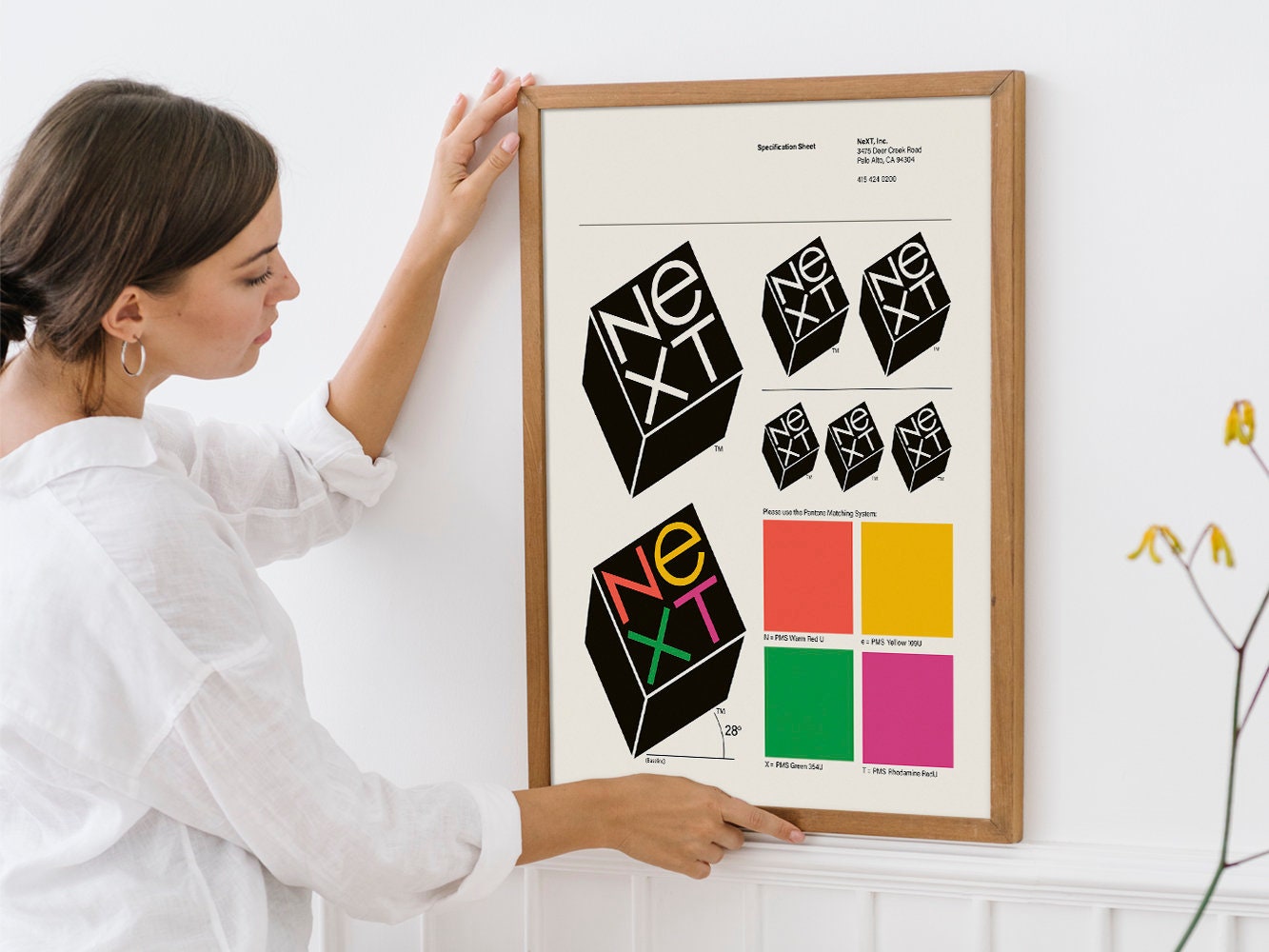 Diseño del logotipo de NeXT Computers por Paul Rand para Steve - Etsy ...