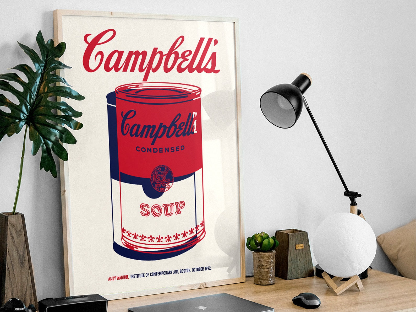Campbell's Soup Can Print Andy Warhol Exhibition Poster - Etsy