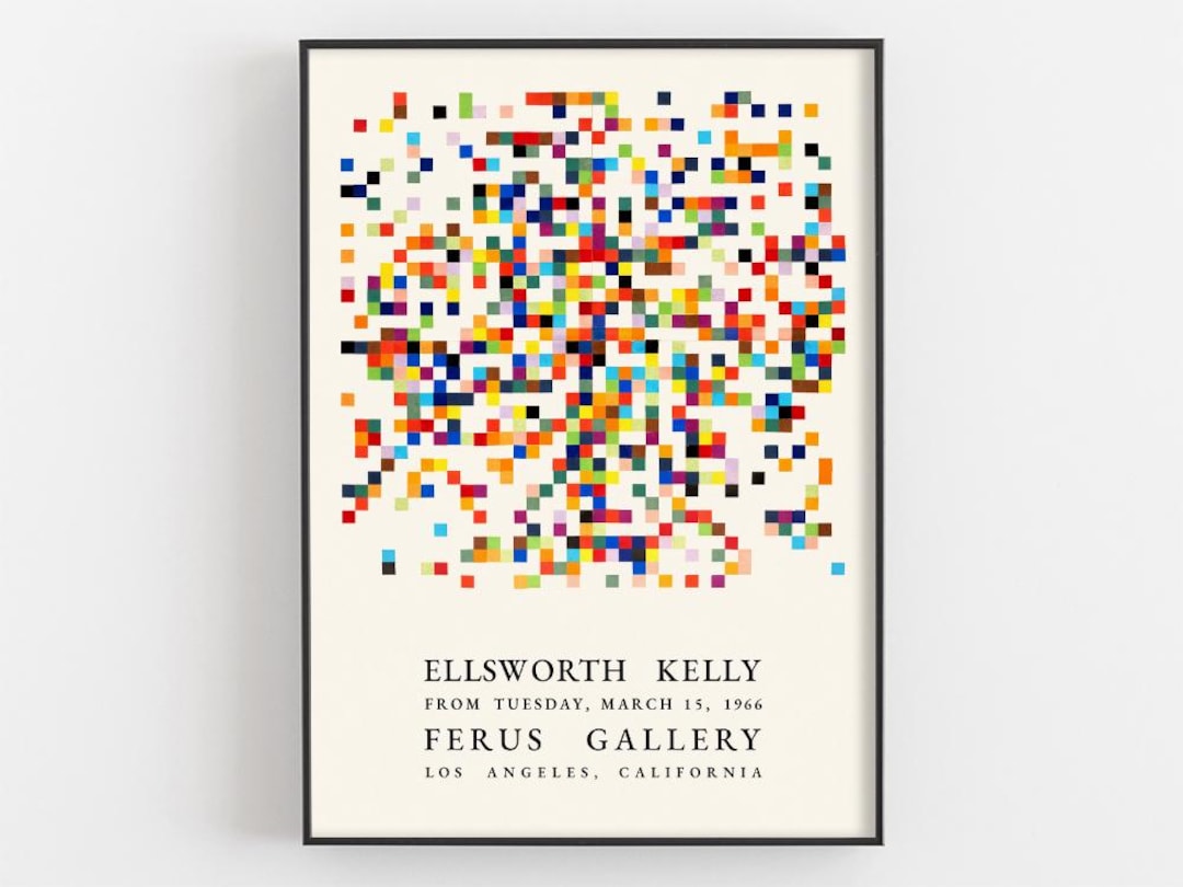 Ellsworth Kelly Spectrum Colors Arranged by Chance Exhibition Print ...