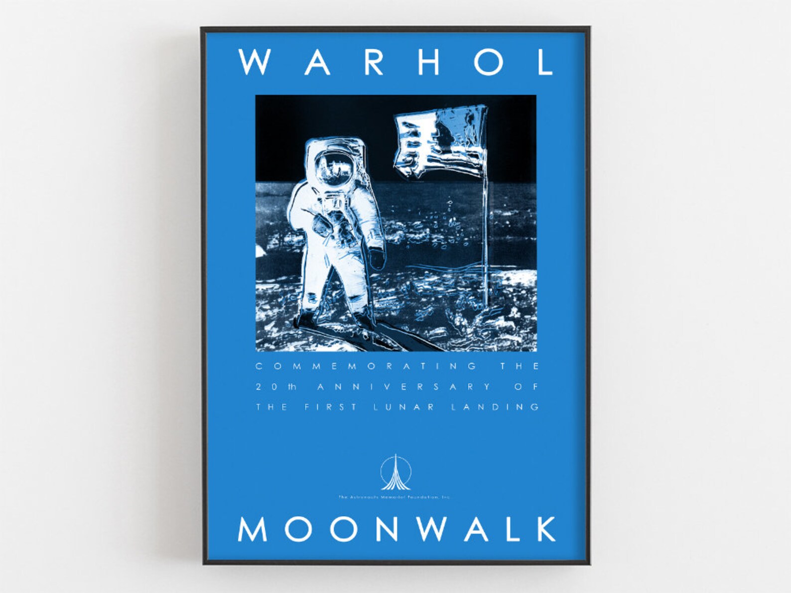 Andy Warhol Print Moonwalk Pop Art First Moon Landing Apollo - Etsy
