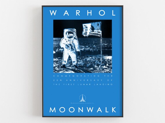 Andy Warhol Giclee Moonwalk Print Poster Prints Home & Living etna.com.pe